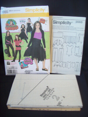 Simplicity Pattern 3665 Teen Sewing Knit Fabric Wardrobe Gretchen Sizes 7-16 NOS | eBay