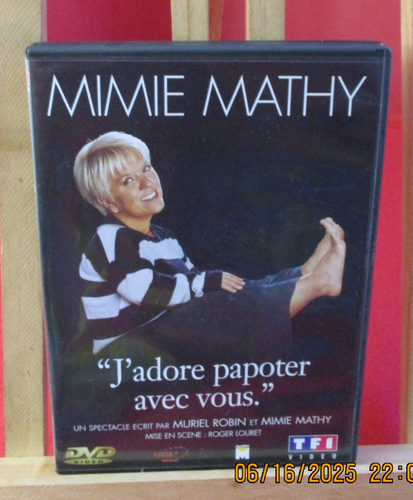 DVD- Mimie Mathy- J'adore papoter avec vous- Muriel Robin- en très bon ...