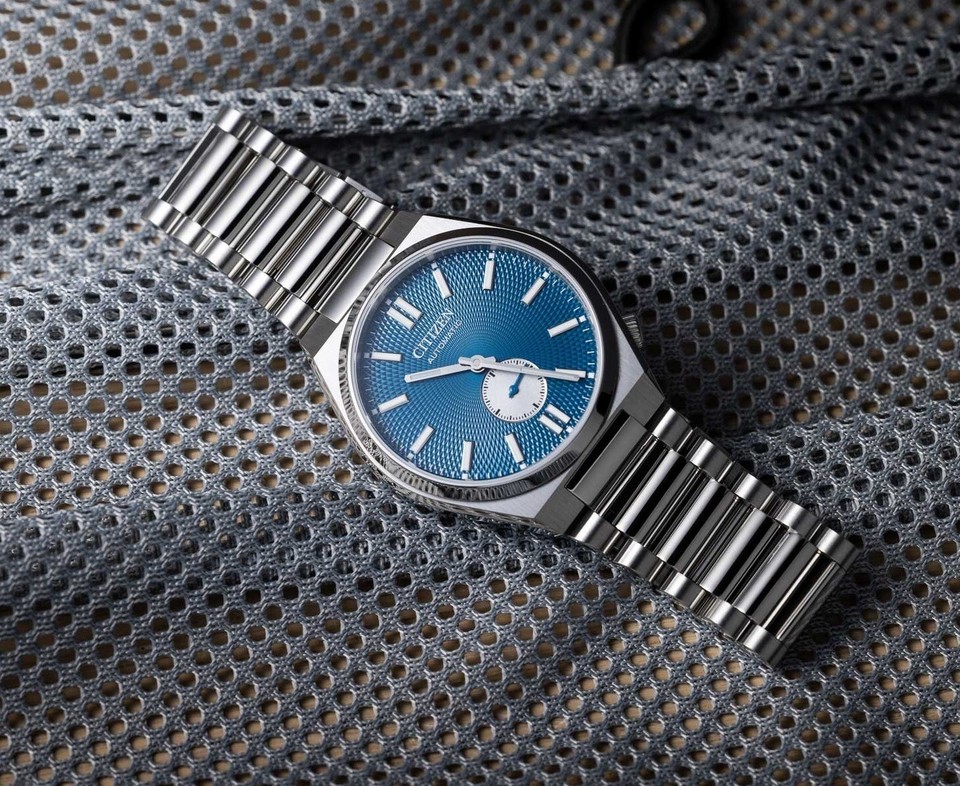 Citizen NK5010-51L Tsuyosa Small Second Hand Automatic Blue Analog Men ...