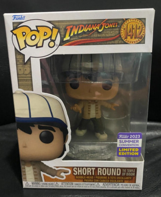 Funko POP Short Round Indiana Jones 2023 SDCC Exclusive Vinyl Figure ...