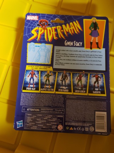 Marvel Retro Card Gwen Stacy NEW Hasbro Legends | eBay