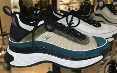 Chanel Multicolor Sneakers Trainers Interlocking CC logo Chanel Multicolor Sneakers Trainers Interlocking CC logo