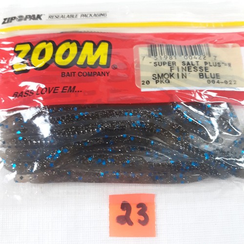 ZOOM FINESSE WORM SUPER SALT PLUS 5", Choose From 34 Colors NIP | eBay