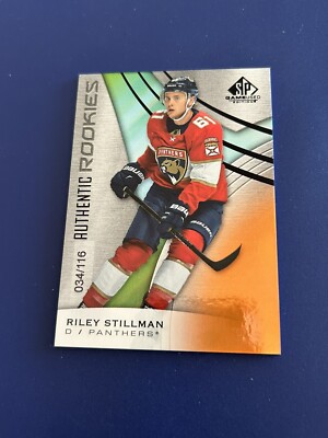 2019-20 SP Game Used Orange Rainbow #133 RILEY STILLMAN RC /116 Florida ...