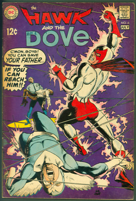 VTG 1969 Silver Age DC Comics The Hawk & The Dove #6 VG Gil Kane Cover ...