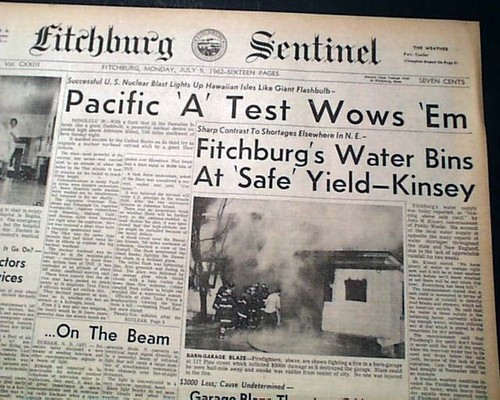 STARFISH PRIME Thermonuclear Hydrogen BOMB Space Explosion Text 1962 ...