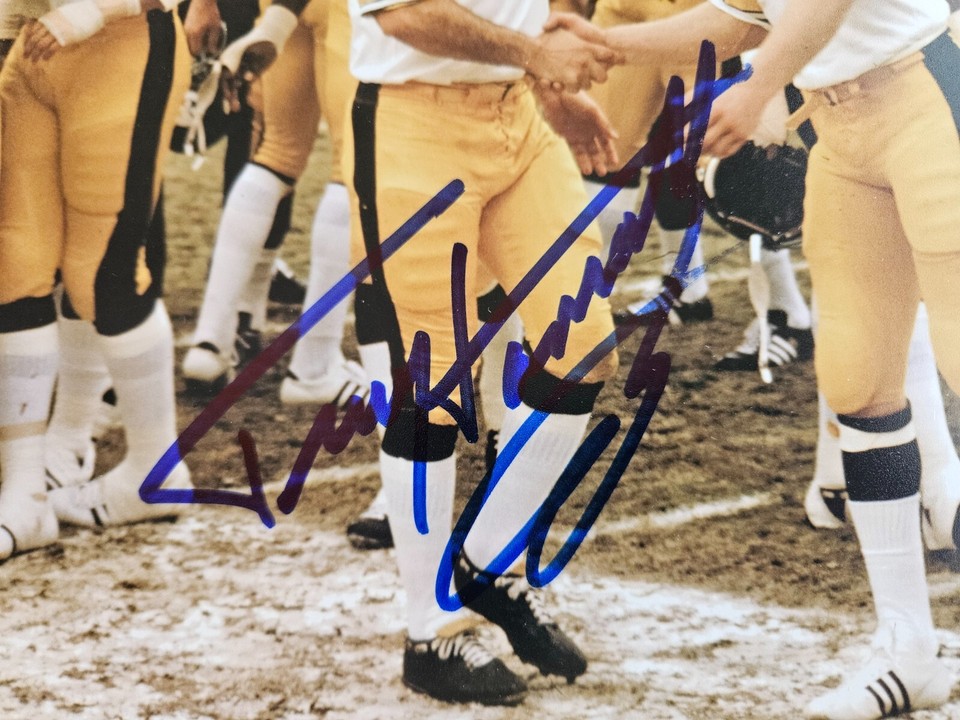 TERRY HANRATTY Pittsburgh Steelers Autographed Signed 8x10 Photo - JSA ...