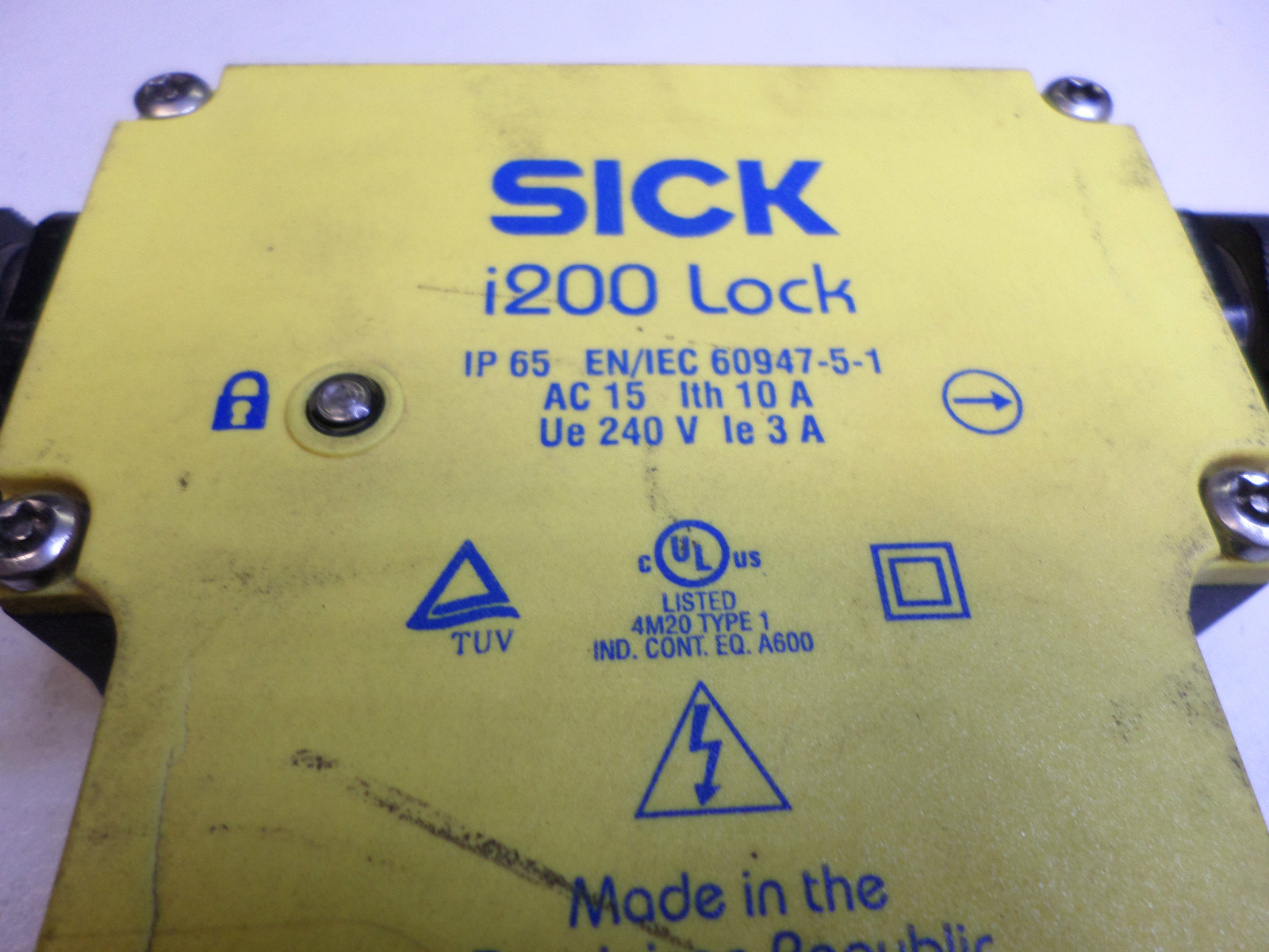 Sick I200 Safety Locking Device 24dc Coils 6026140 I200 E0323 Ebay
