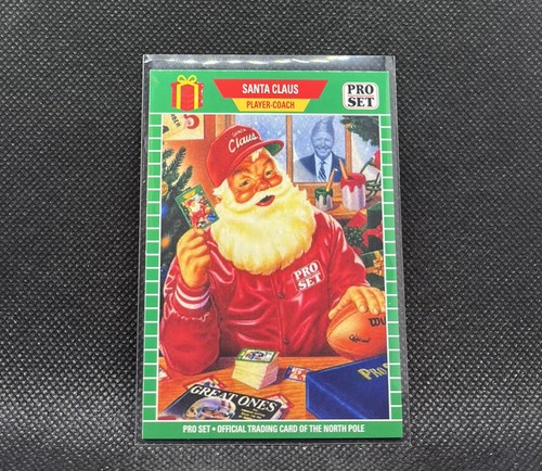 Santa Claus Joe Biden /1000 Player-Coach 2021 Pro Set Football Card ...