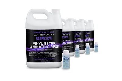 Vinyl Ester Resin- 4 Gallon Kit with MEKP Catalyst | eBay