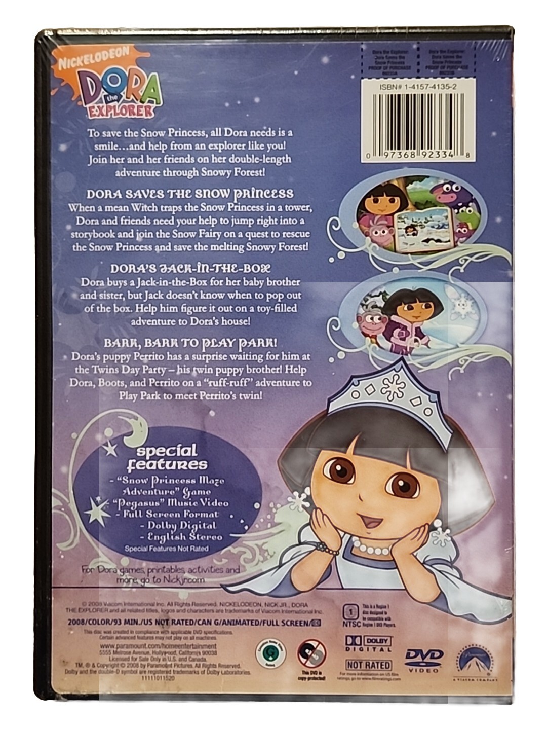 Dora the Explorer - Dora Saves the Snow Princess (DVD, 2008) for sale ...