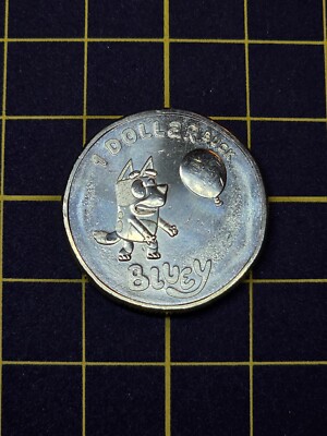 2024 $1 Bluey Dollar buck in Cardboard Coin Holder - Bluey UNC from ...