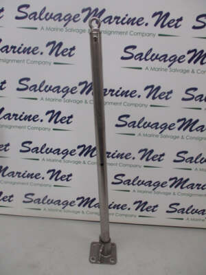 24" Double Line Stanchion with Removable Base Stainless Steel | eBay