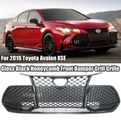 For 2019 Toyota Avalon XSE Gloss Black Honeycomb Front Bumper Grill Grille | eBay