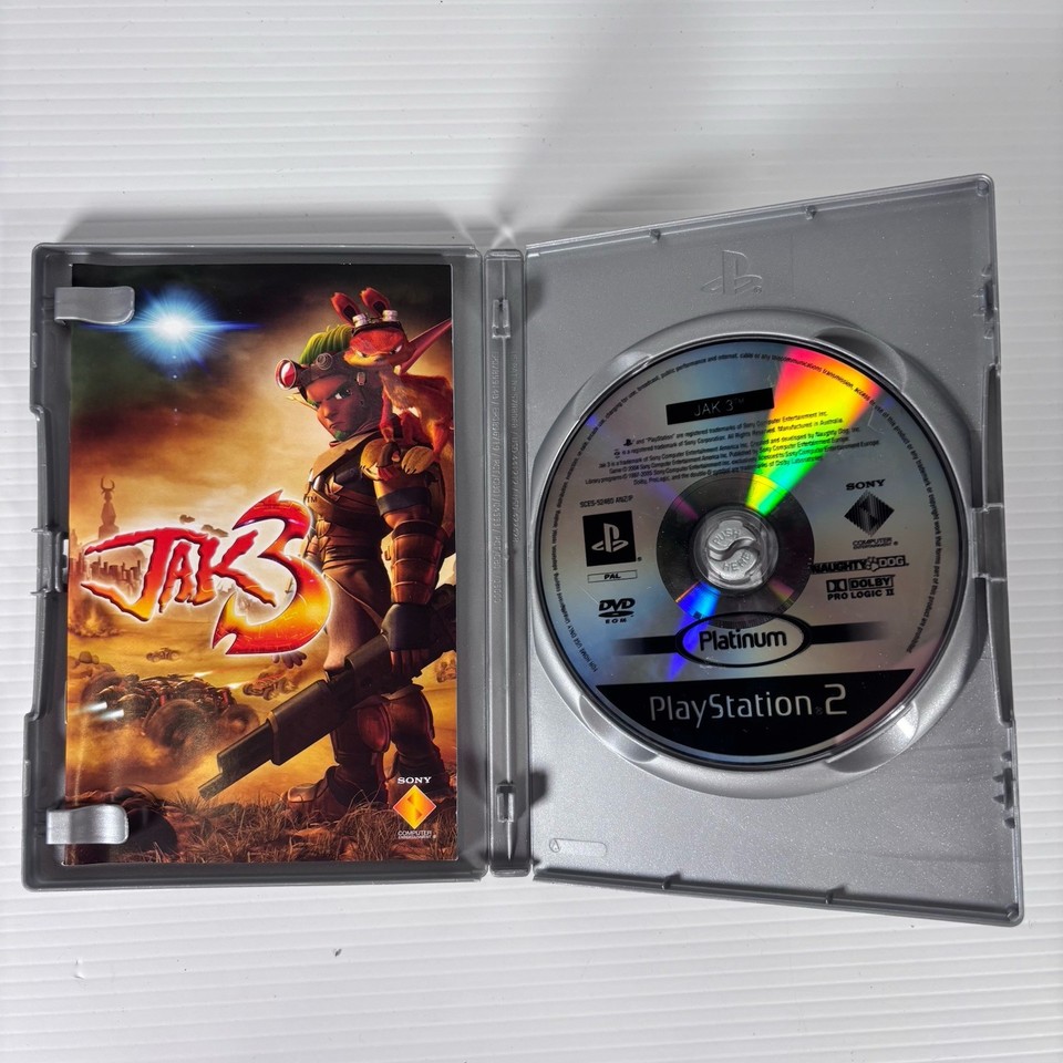 Jak PS2 PlayStation 2 PAL Game Bundle x 2 - Jak X & Jak 3 - Free AU ...