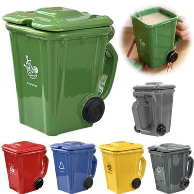 400ml Coffee Cup Recycle Bin Mug Dustbin Mug | eBay UK