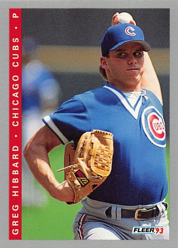 Greg Hibbard 1993 Fleer Final Edition F-8 Chicago Cubs Baseball Card | eBay