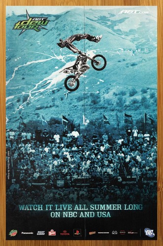 2008 AST Mountain Dew Tour Print Ad/Poster Sports Motocross BMX Adam ...