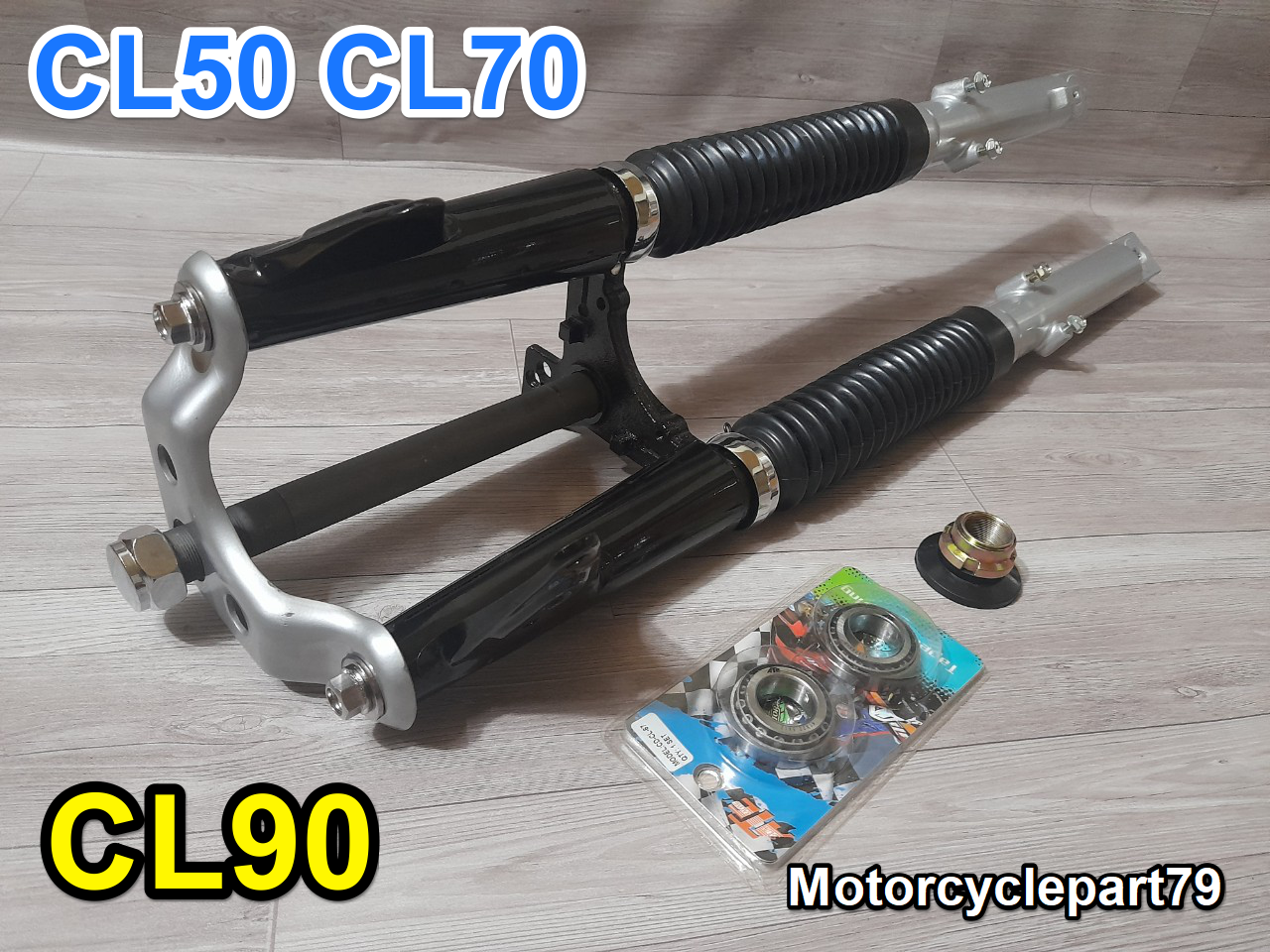 Honda CL50 CL70 CL90 Front Fork. CD50 SS50 Front Fork TripleTree Complt ...