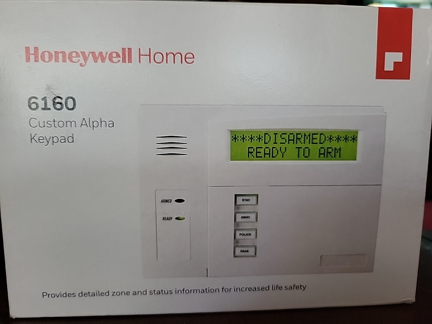 Honeywell 6160 Custom Alpha Keypad NEW IN BOX FACTORY SEALED ...