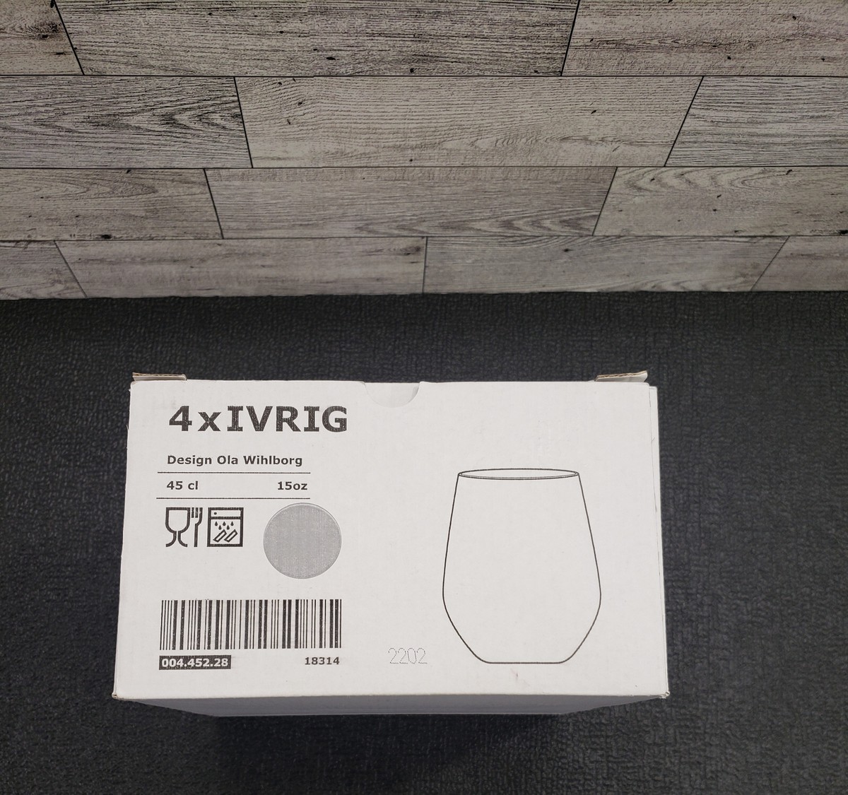 Ivrig Student IKEA IVRIG 45 Cl 15 Oz Glass Tumblers Set Of 4 Grey Ola