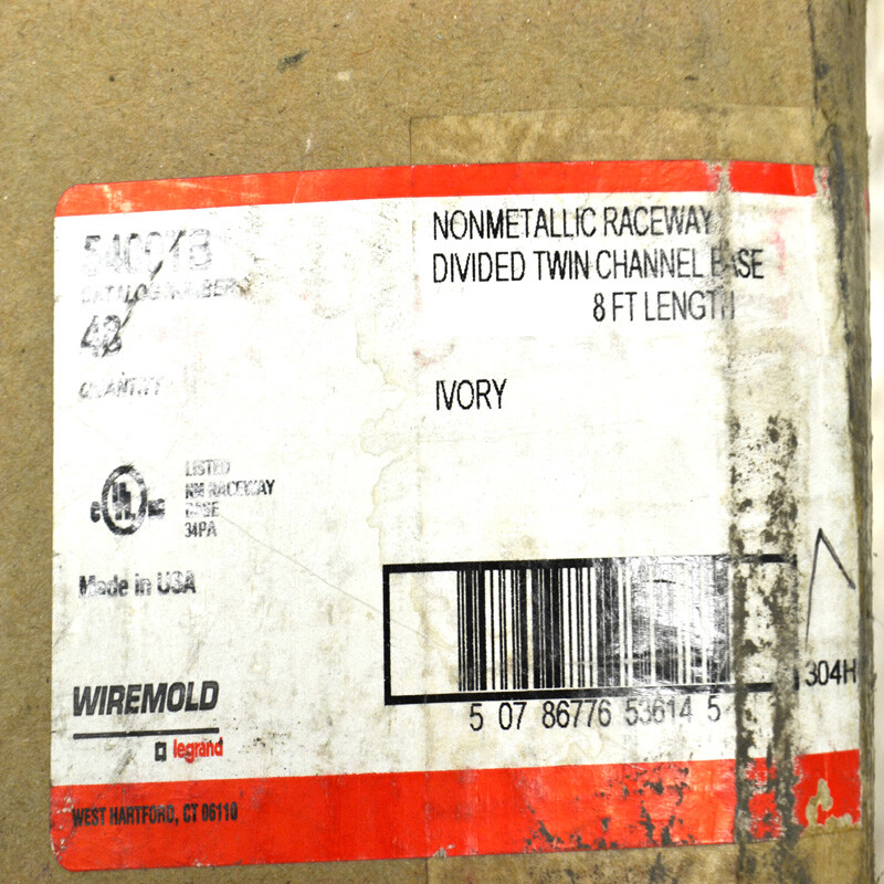 Wiremold 5400TB 5400 Series Raceway Base for sale online | eBay