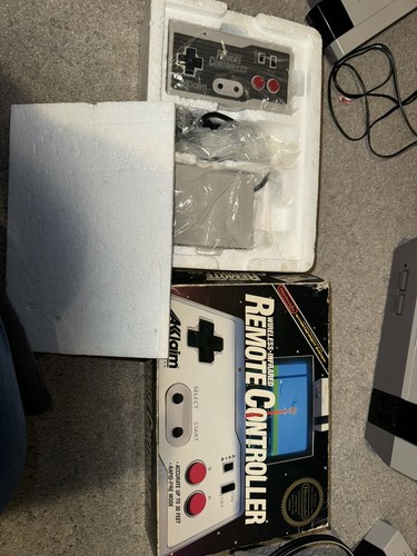 Nintendo NES Acclaim CIB Wireless Remote Turbo Controller in Box Tested ...