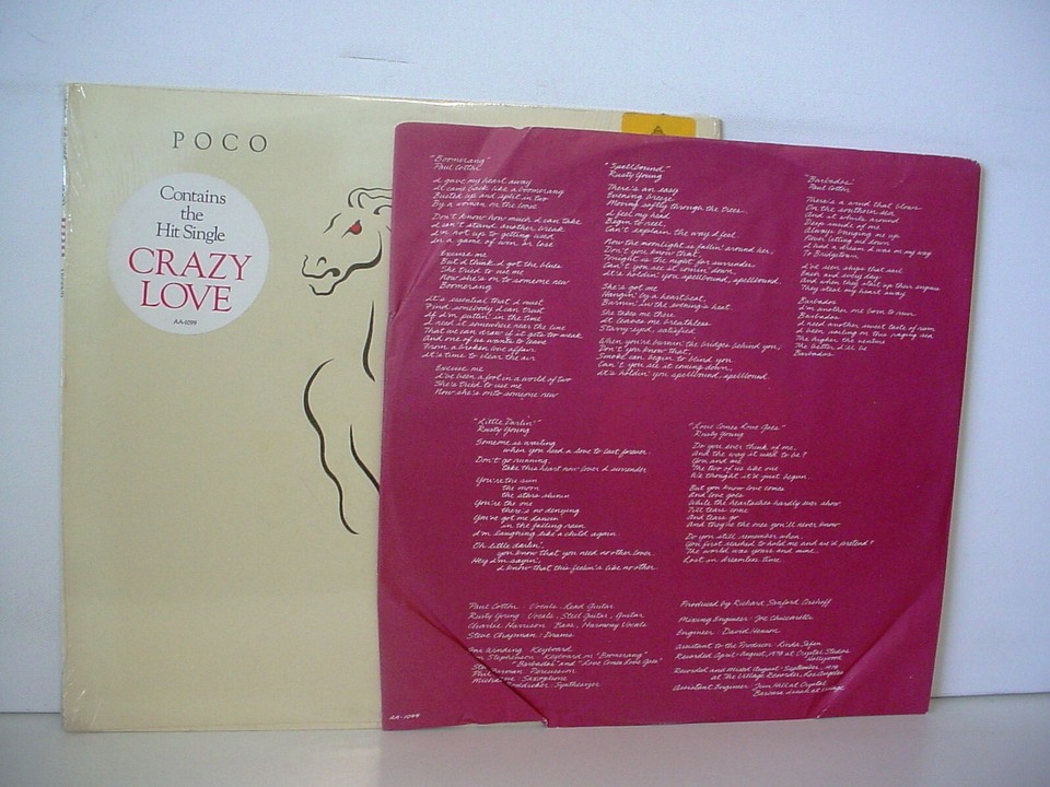 POCO Legend Original LP from 1978 (ABC AA-1099) HYPE STICKER Feat ...