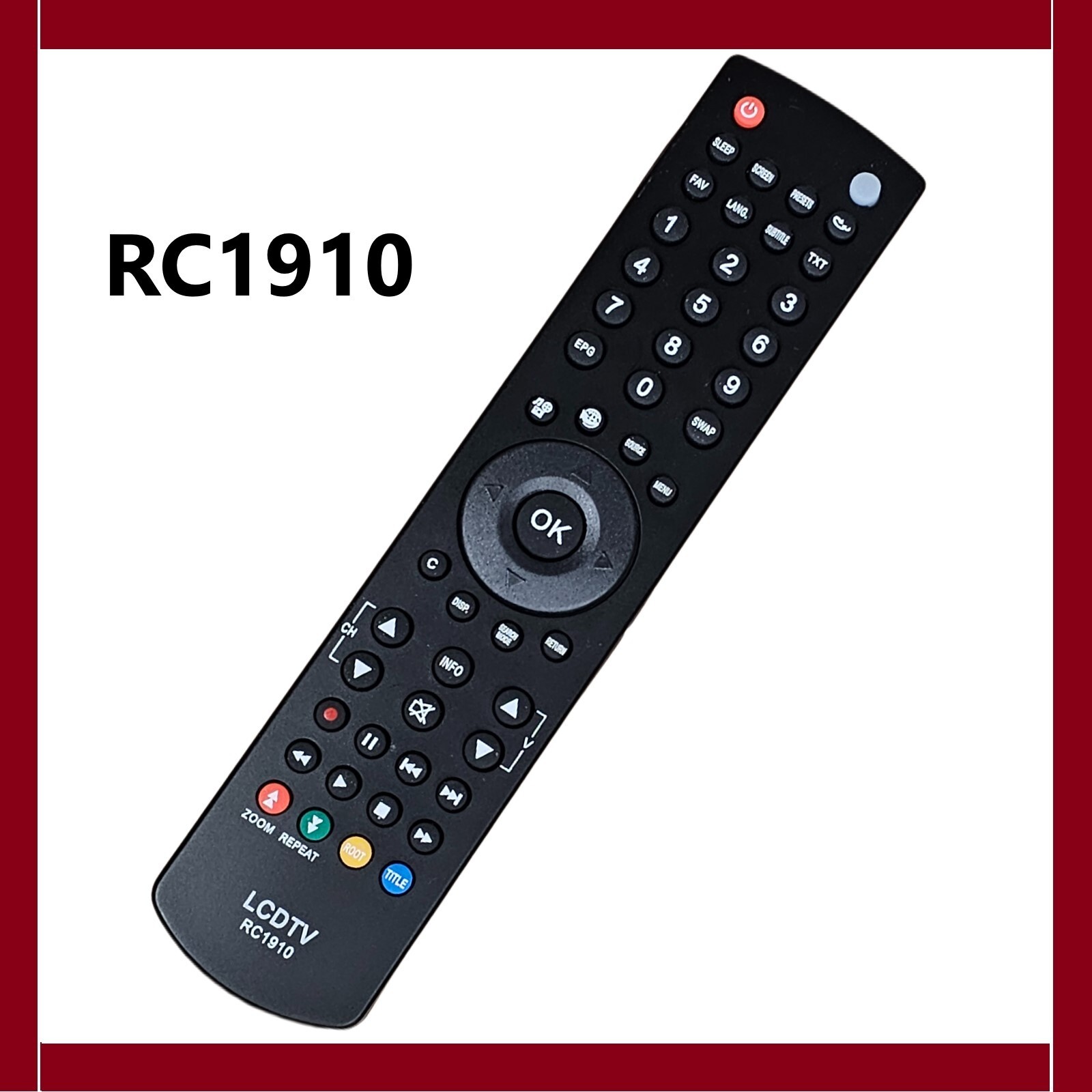 Toshiba RC-1910 TV Remote Control for sale online | eBay