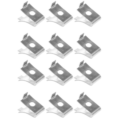 2 Pack Stainless Steel Partition Bracket Shelf Support Clips Shelving ...