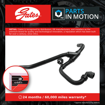 Heater Hose fits VAUXHALL INSIGNIA A 2.0D 08 to 17 Coolant Gates ...