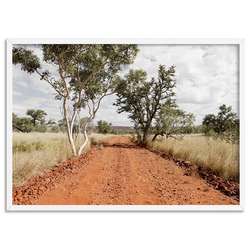 Australian Landscape Photography, Gumtree Wall Art, Red Desert Road ...
