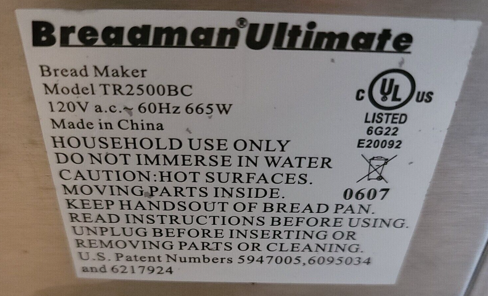 Temperature Sensor Assembly for Breadman Ultimate Bread Maker Model ...