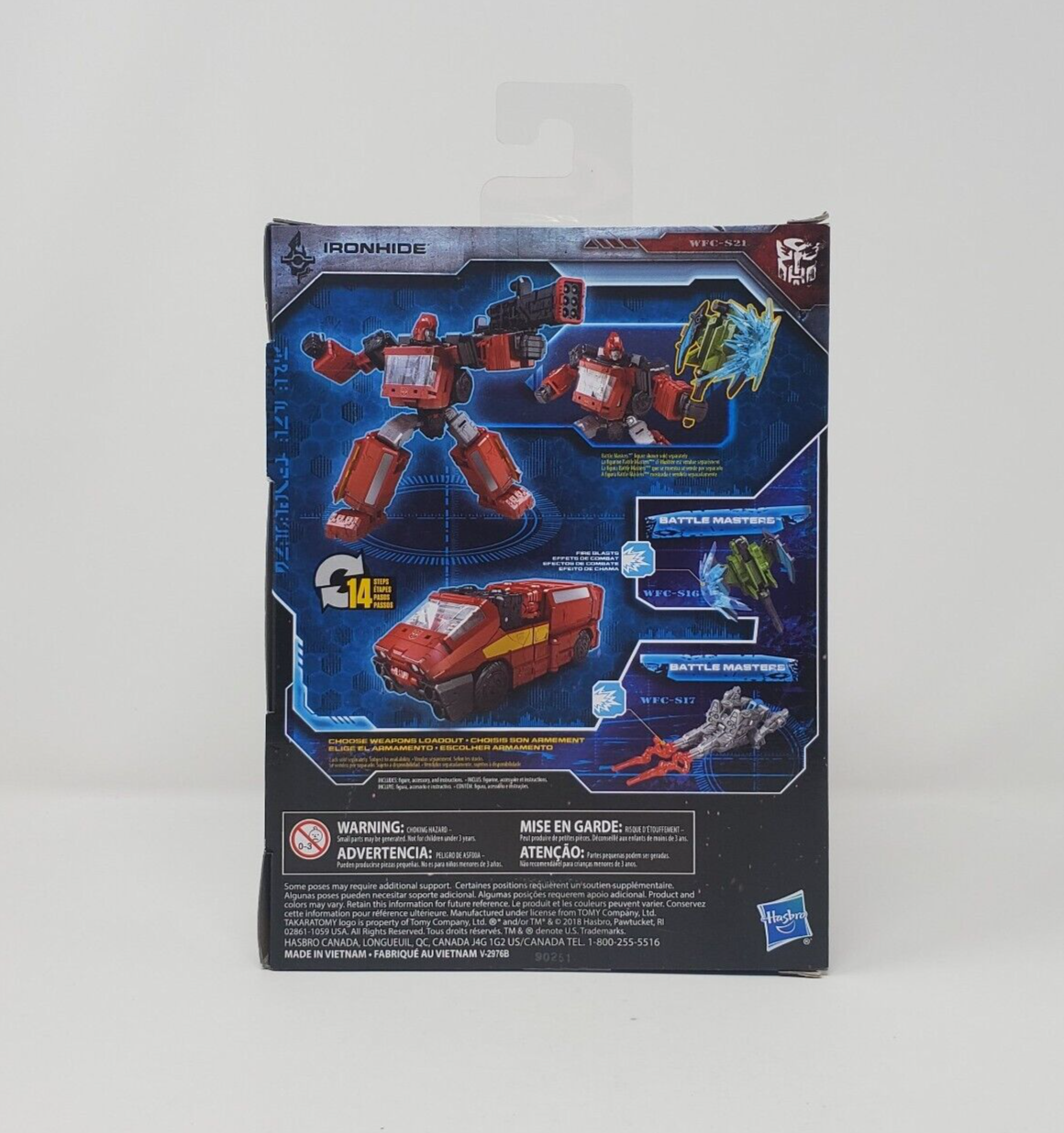 Hasbro Transformers Siege Ironhide WFC Generations War for Cybertron ...