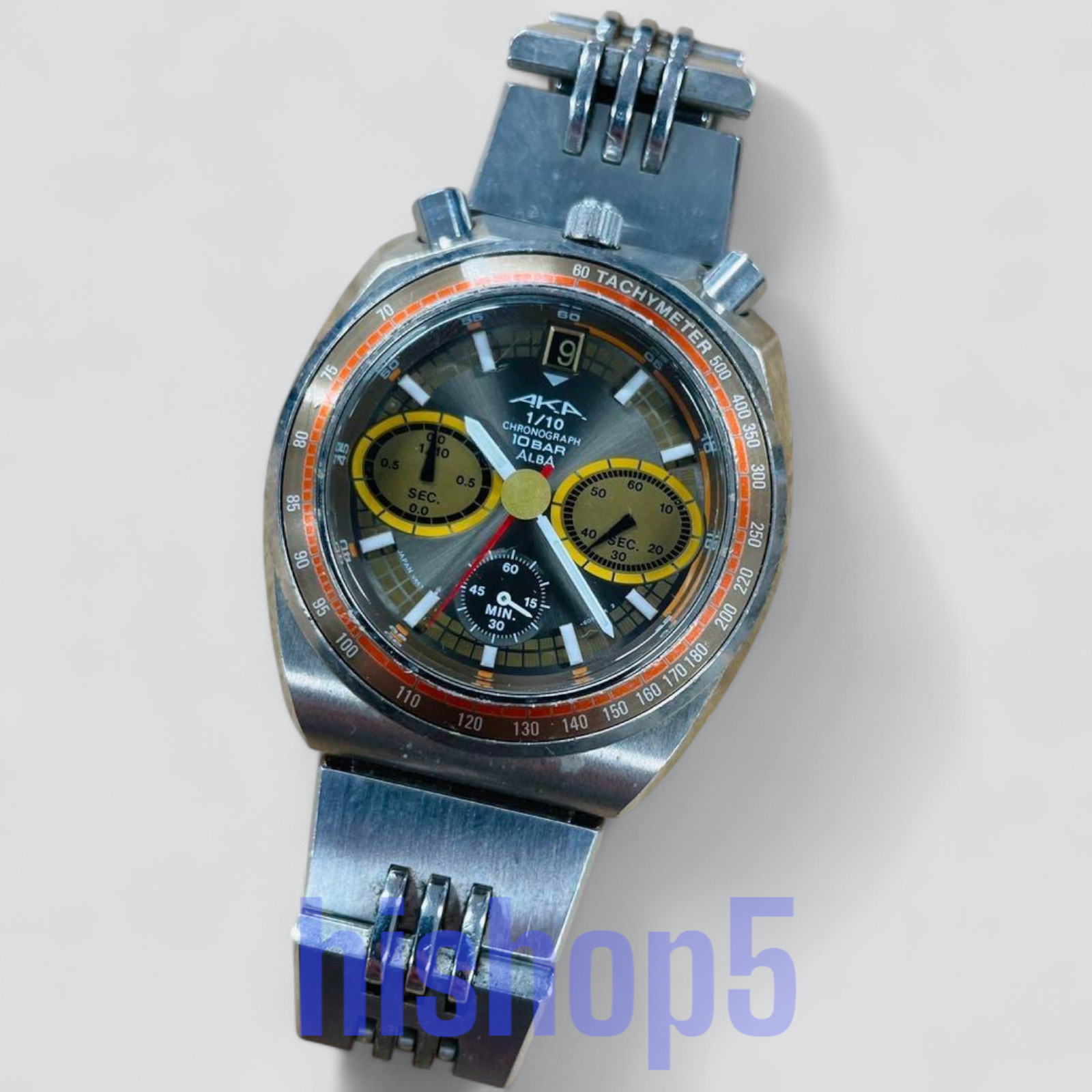 SEIKO ALBA AKA 1/10 V657-6060 Quartz Chronograph Brow… - Gem