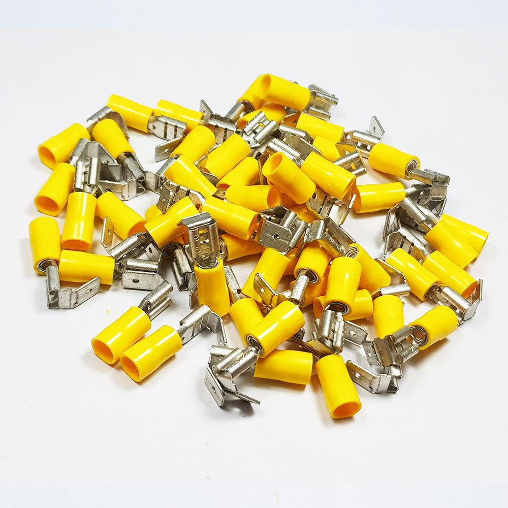 Yellow Piggy Back Insulated Terminal Connector Terminals Crimp ...