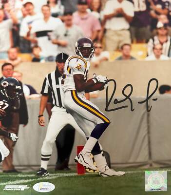 Randy Moss Minnesota Autographed Photo 8x10 JSA | eBay