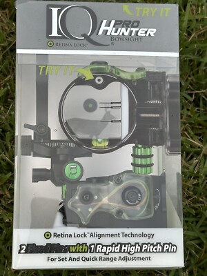 IQ Bowsight Pro Hunter 3-Pin Sight Pin - Black (IQ00359) 702649004417 ...