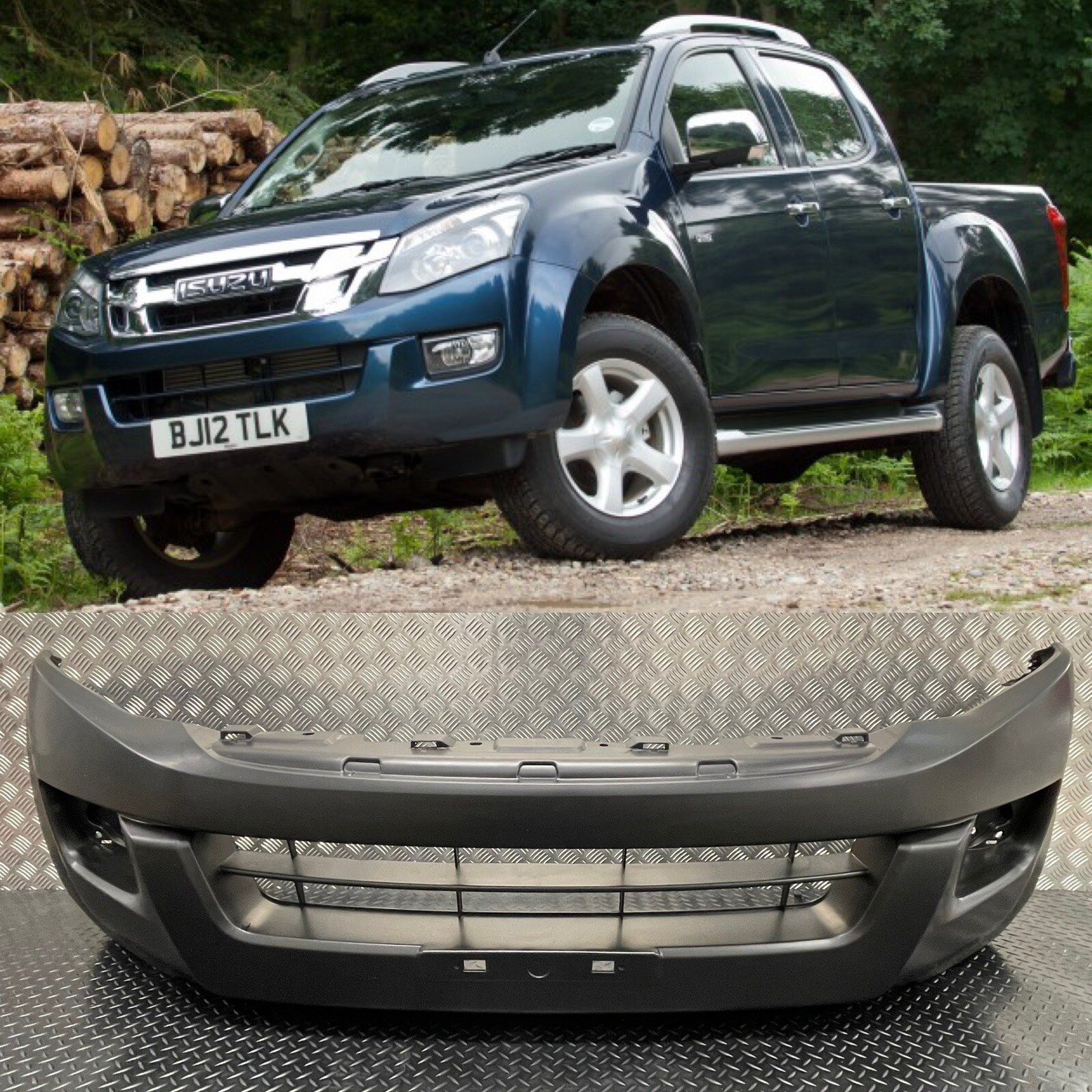 Fits ISUZU D MAX FRONT BUMPER 2011-2016 BRAND NEW MK2 PRE FACELIFT | eBay