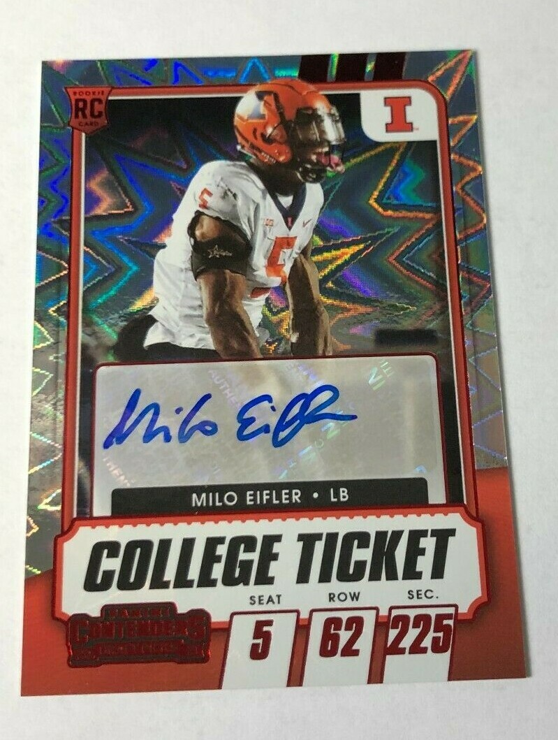 2021 Contenders Draft Kids Crate Exclusive RED EXPLOSION MILO EIFLER ...