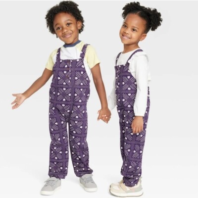 Black History Month Toddler Overalls - Blue Abstract 2T | eBay