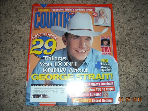 COUNTRY WEEKLY : AUGUST 1ST 2005[GEORGE STRAIT COVER]TIM MCGRAW, TRISHA ...