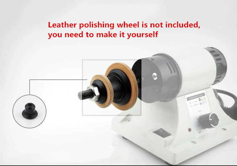 Leather edge Grinding machine Leather Polishing Burnishing machine ...