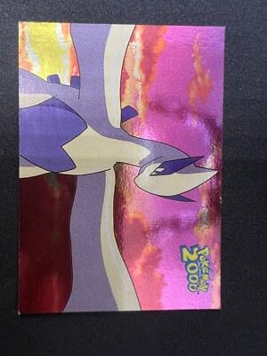 Topps Pokemon The Movie 2000 Lugia Checklist Card Rainbow Holo Foil | eBay