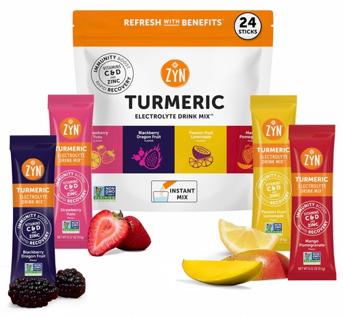 ZYN Electrolyte Drink Mix Hydration Packets Electrolytes Powder ...