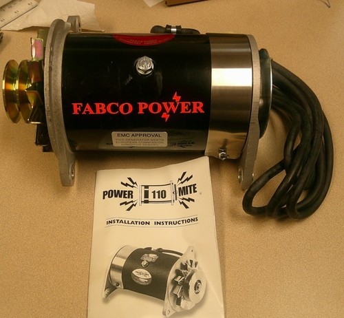 Fabco Power Mite PM-110 Belt Driven Generator 120V 50Hz | eBay
