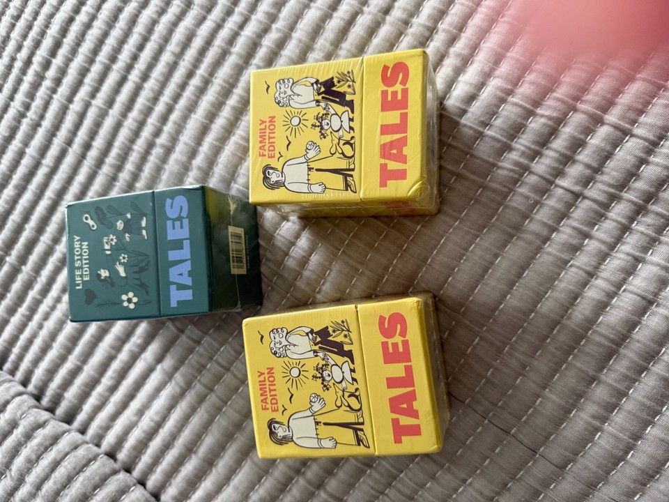 TALES 150 Conversation Cards, Family Edition, Perfect for Family Games ...