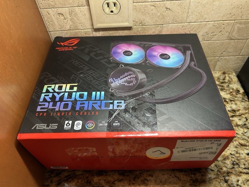 ASUS ROG RYUO III 240mm ARGB AIO Liquid CPU Cooler Radiator Asetek 8th ...