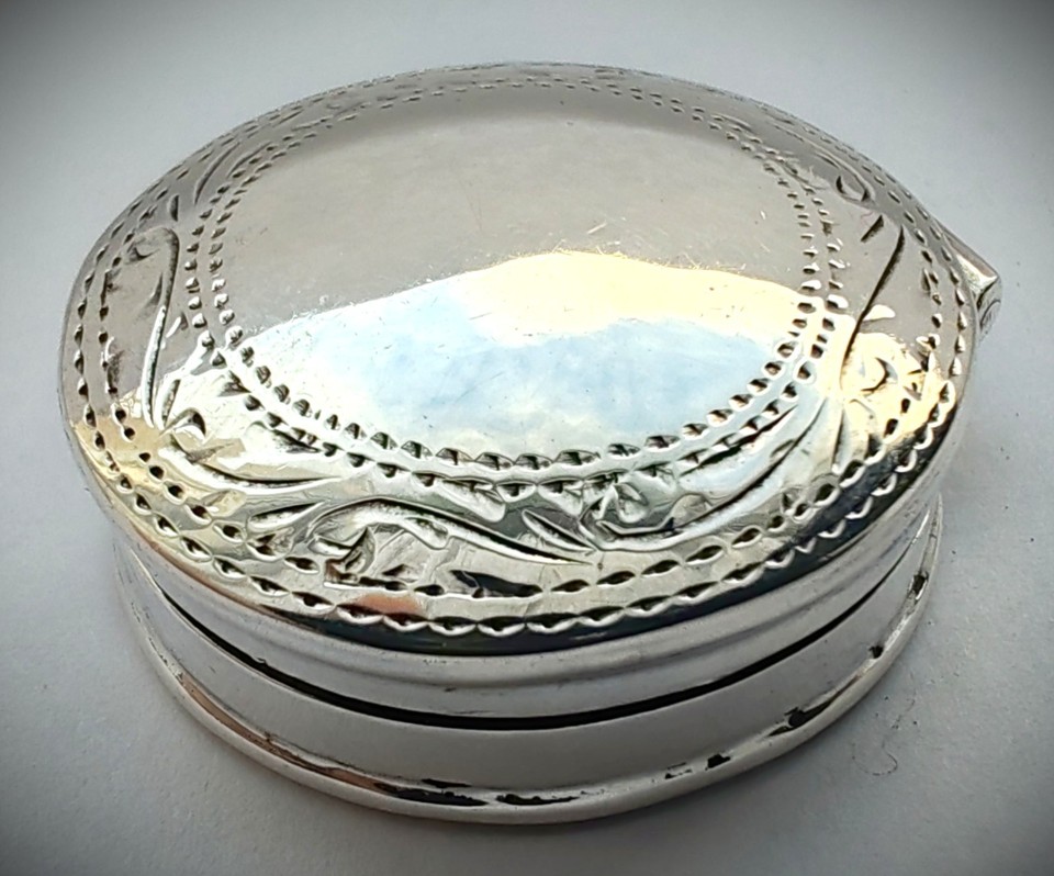 Vintage Silver Pill Box C L Edwards Birmingham 1989 | eBay UK