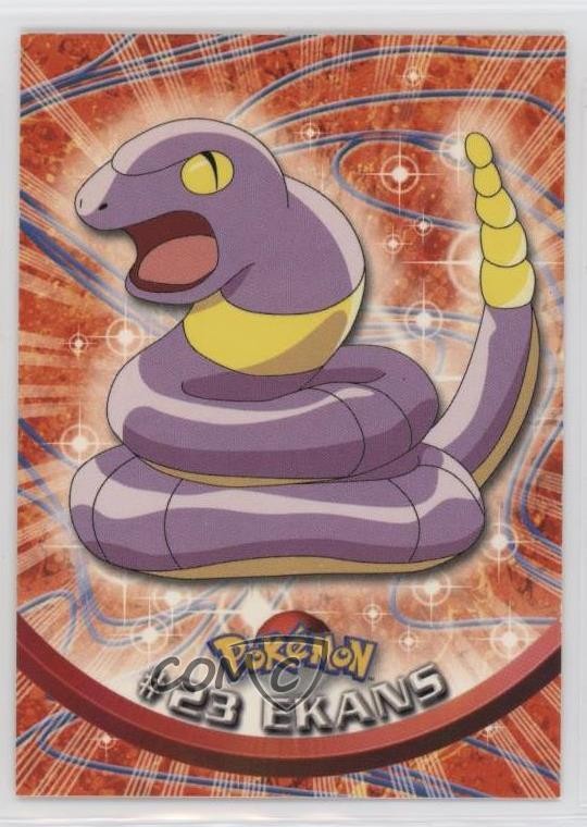 Ekans 3rd Printing (Green Topps Logo) Pokemon TV Animation Edition ...